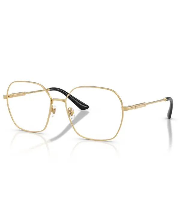 Versace Square Frame Eyeglasses - Gold