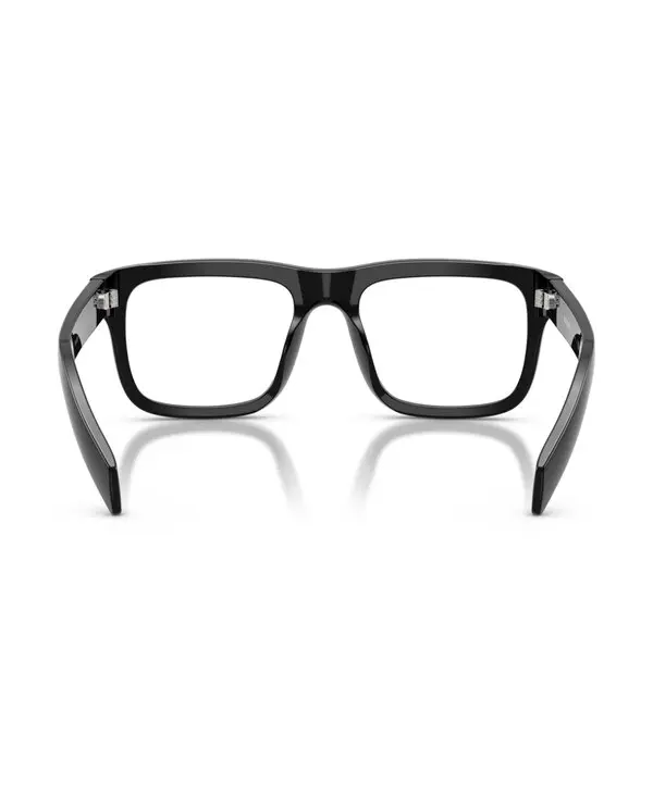 Prada Rectangle Full Rim Eyeglasses - Black