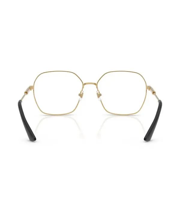 Versace Square Frame Eyeglasses - Gold
