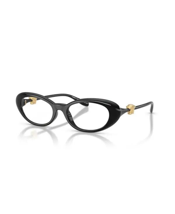 Versace Round Frame Eyeglasses - Black