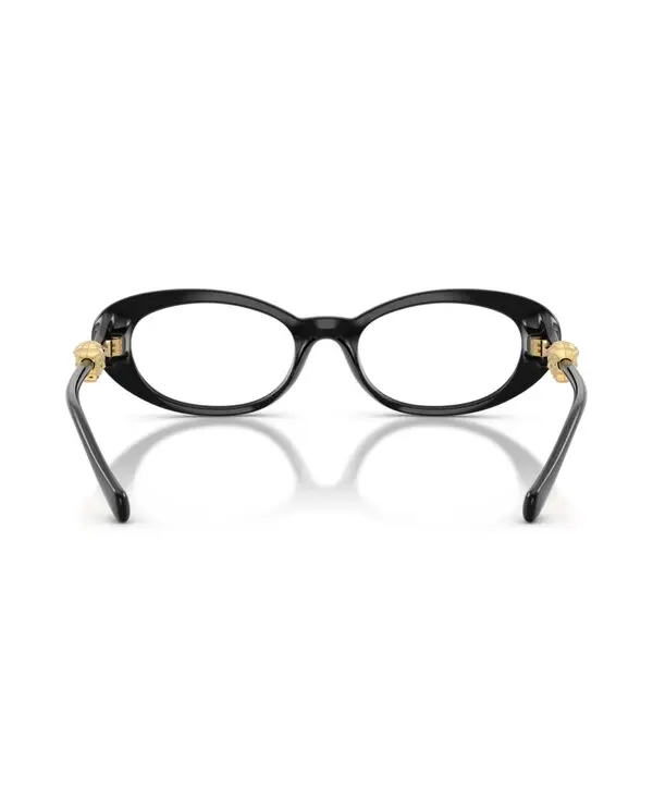 Versace Round Eyeglasses - Black