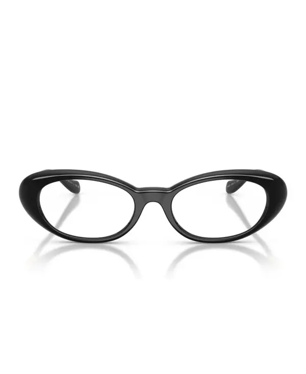 Versace Round Eyeglasses - Black
