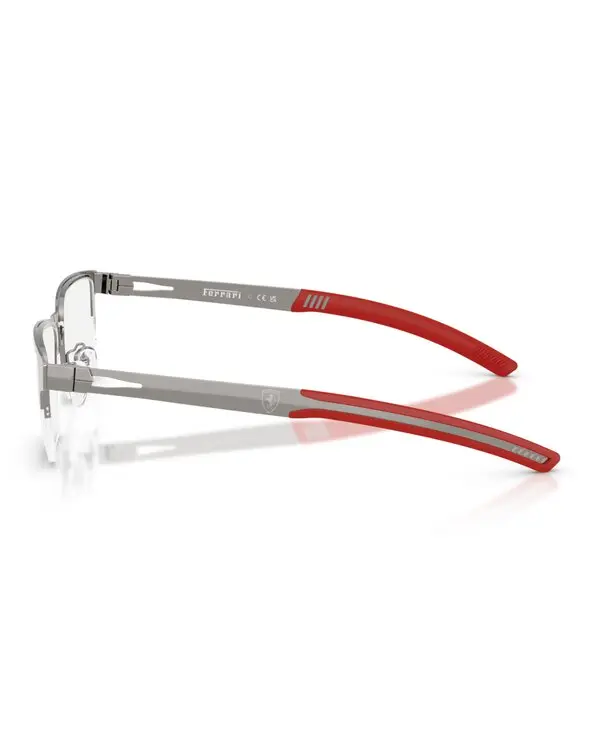 SCUDERIA FERRARI Rectangle Eyeglasses - Gunmetal Matte