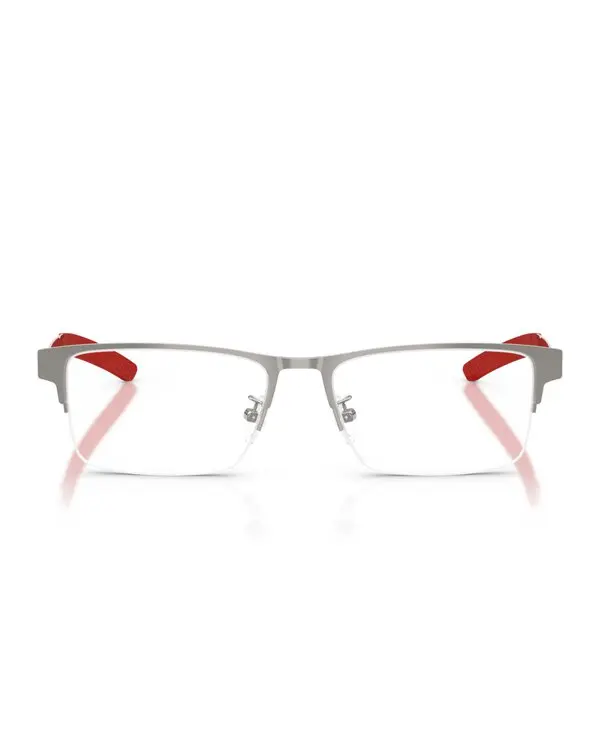 SCUDERIA FERRARI Rectangle Eyeglasses - Gunmetal Matte