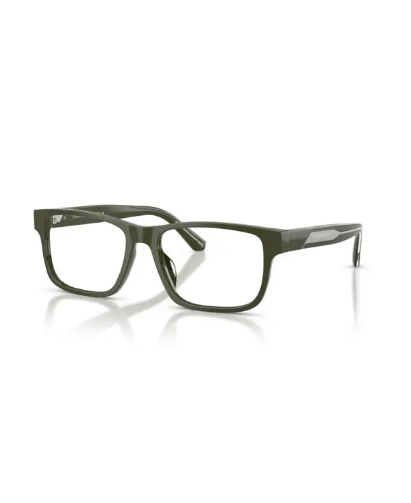 Emporio Armani Square Eyeglasses - Shiny Green