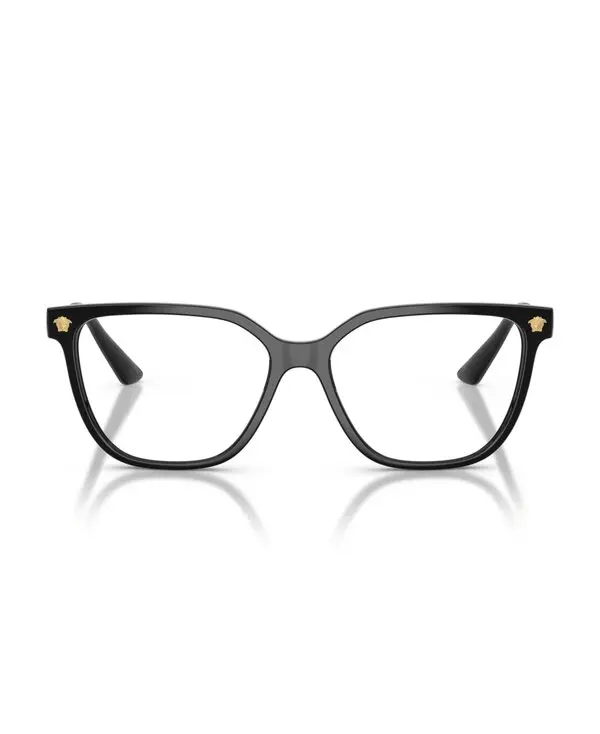 Versace Square Frame Eyeglasses - Black