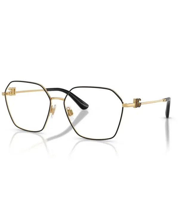 Dolce & Gabbana Phantos Eyeglasses - Gold,black