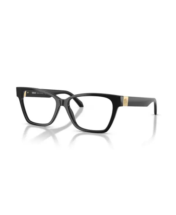 Versace Cat Eye Eyeglasses - Black