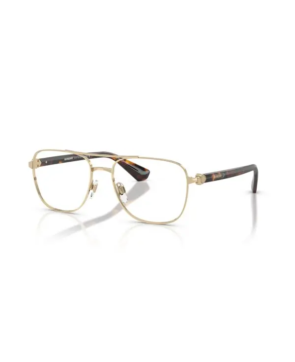 Burberry Aviator Eyeglasses - Light Gold