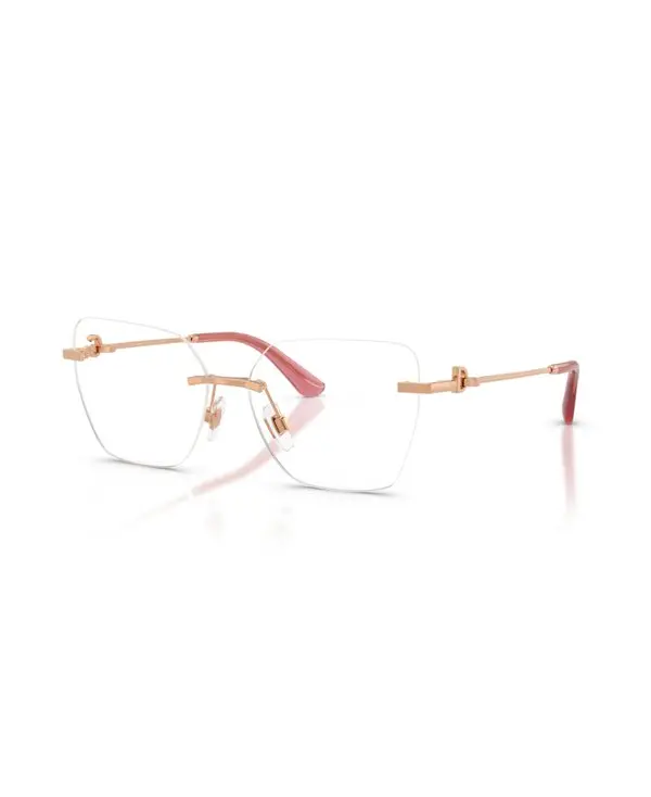 Dolce & Gabbana Cat Eye Eyeglasses - Rose Gold