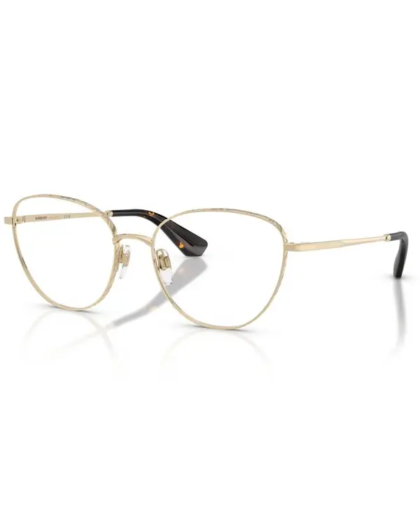 Burberry Cat Eye Be1398 Eyeglasses - Light Gold