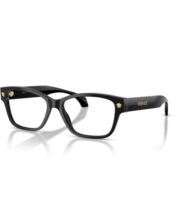 Versace Cat Eye Eyeglasses - Black