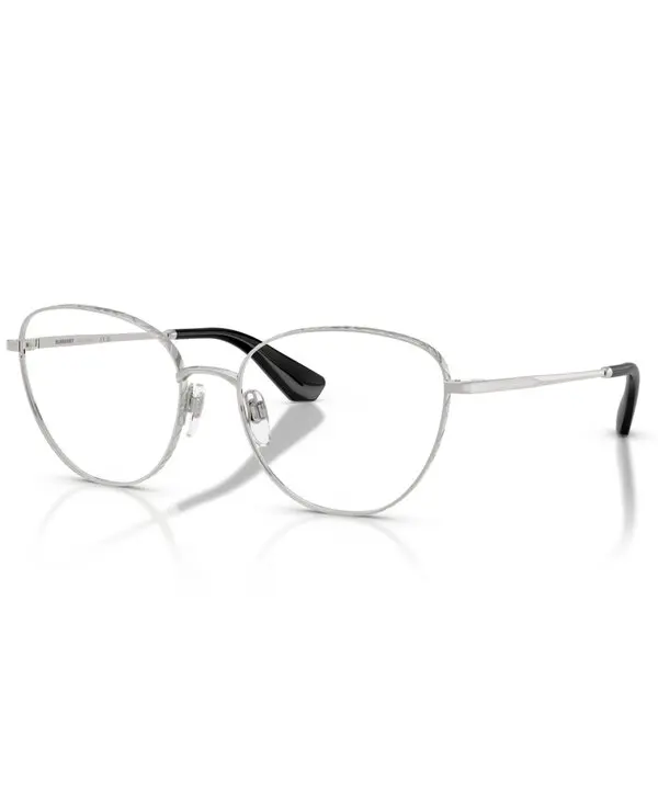 Burberry Cat Eye Eyeglasses - Silver