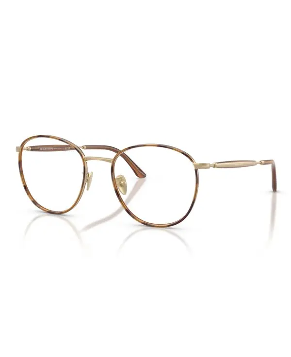 Giorgio Armani Panthos Eyeglasses - Matte Pale Gold