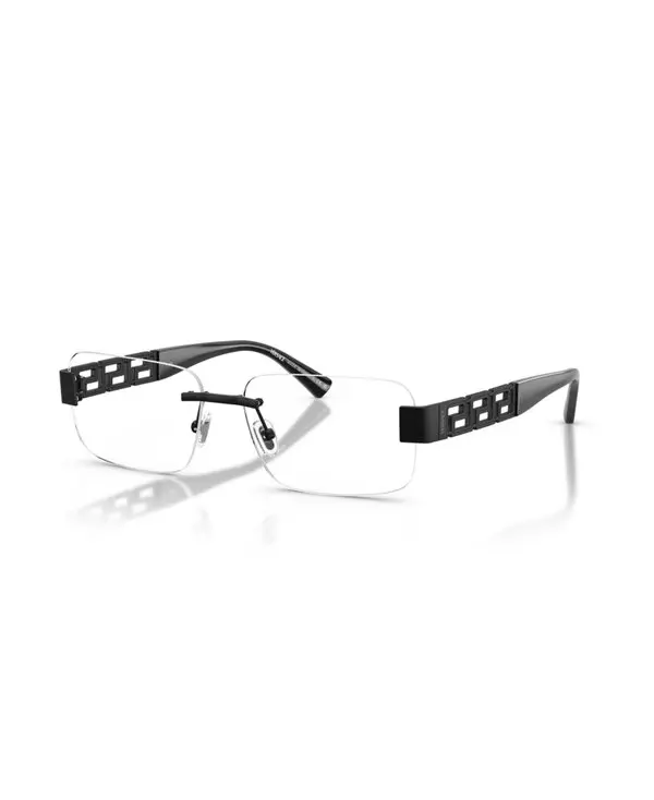 Versace Square Frame Eyeglasses - Matte Black