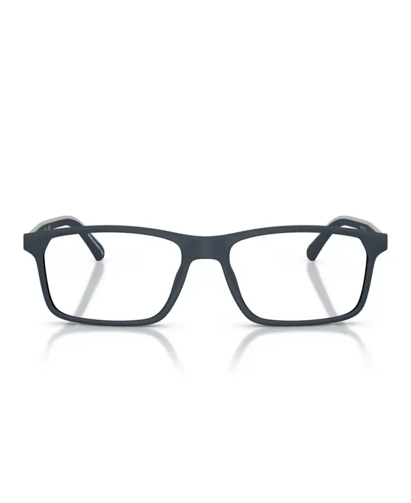 Emporio Armani Square Frame Eyeglasses - Matte Blue