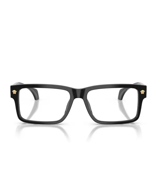 Versace Rectangle Eyeglasses - Black