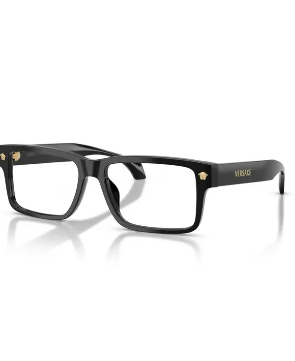 Versace Rectangle Eyeglasses - Black