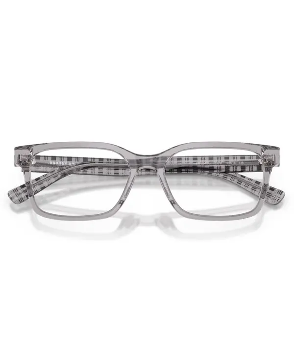 Brooks Brothers Rectangle Acetate Eyeglasses - Grey
