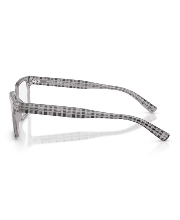 Brooks Brothers Rectangle Acetate Eyeglasses - Grey