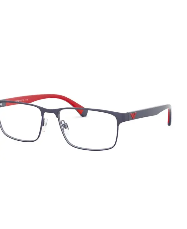Emporio Armani Rectangle Eyeglasses - Matte Blue