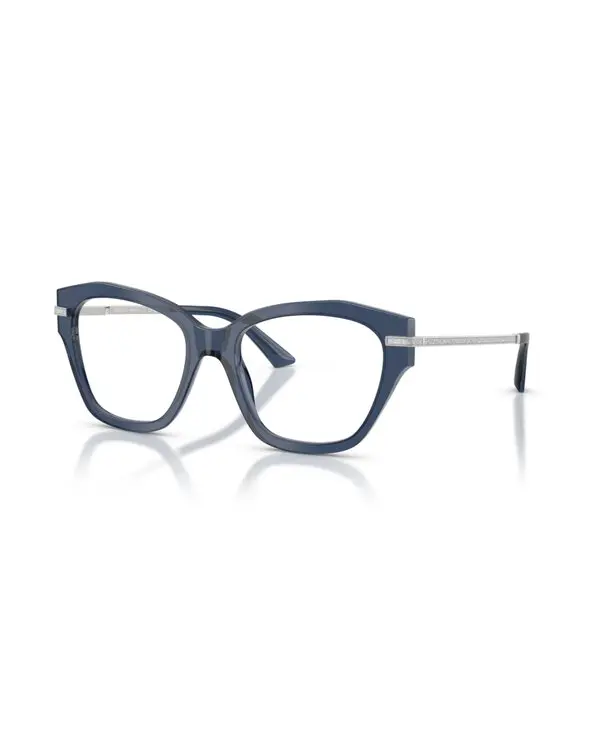 JIMMY CHOO Cat Eye Eyeglasses - Transparent Navy
