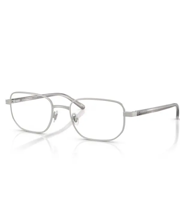 Brooks Brothers Bb1123 Full Rim Oval Eyeglasses - Matte Silver