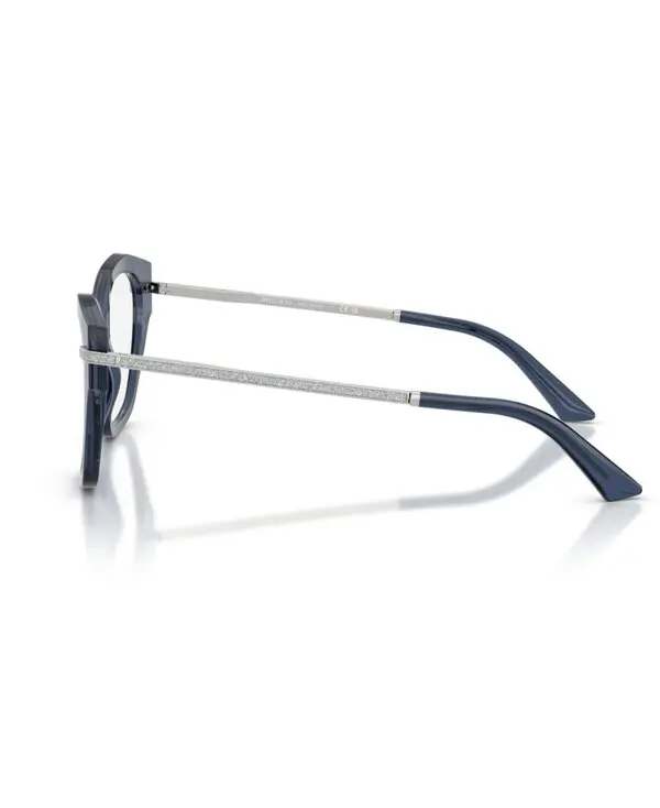 JIMMY CHOO Cat Eye Eyeglasses - Transparent Navy