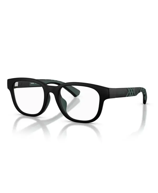 Burberry Square Frame Eyeglasses - Matte Black