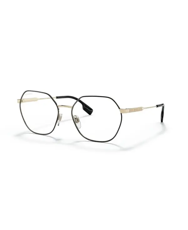 Burberry Octagonal Eyeglasses - Black