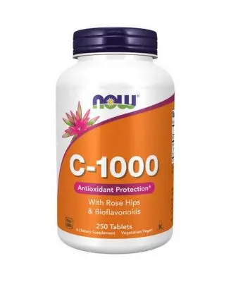 NOW FOODS Vitamin C 1000 250 Tabs - No Color