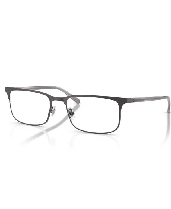 Brooks Brothers Square Eyeglasses - Matte Gunmetal