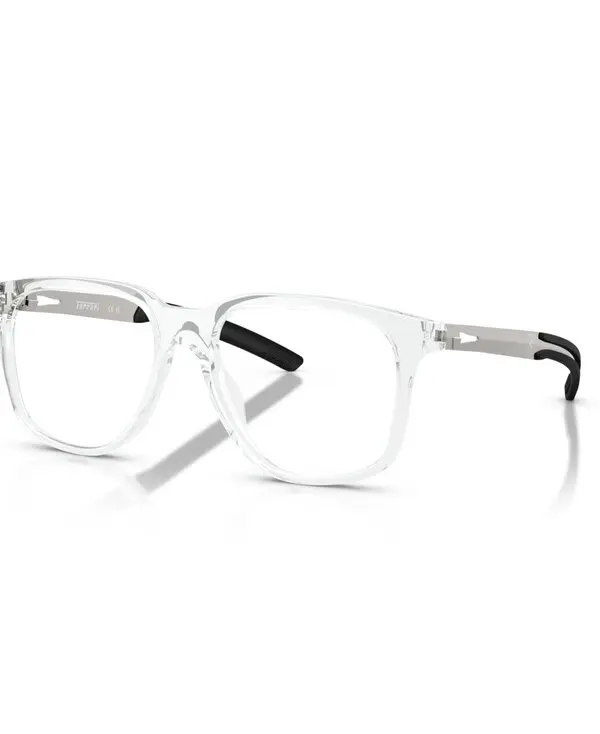 SCUDERIA FERRARI Square Frame Eyeglasses - White Transparent Clear