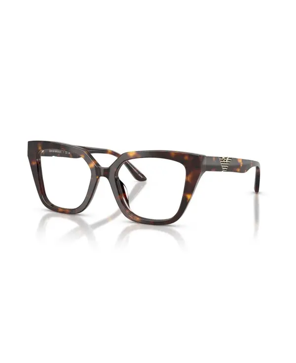 Emporio Armani Cat Eye Eyeglasses - Shiny Havana