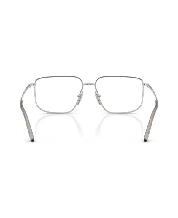 Prada Rectangular Full Rim Eyeglasses - Silver