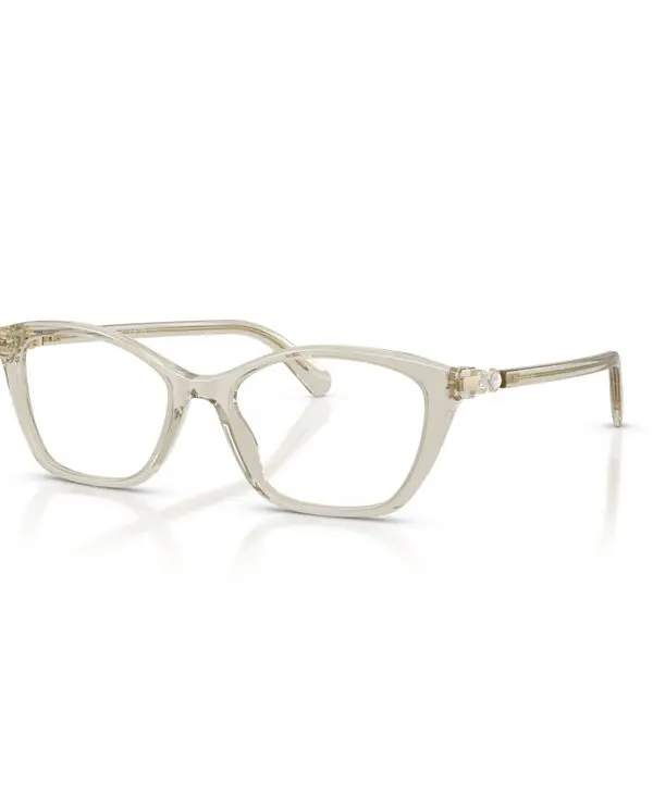 SWAROVSKI Pillow Frame Eyeglasses - Beige
