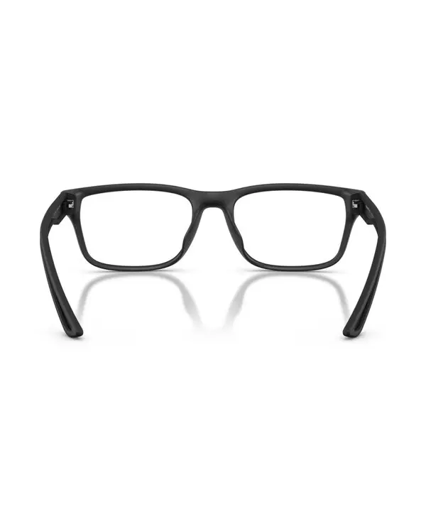 Emporio Armani Pillow Eyeglasses - Rubberized Matte Black