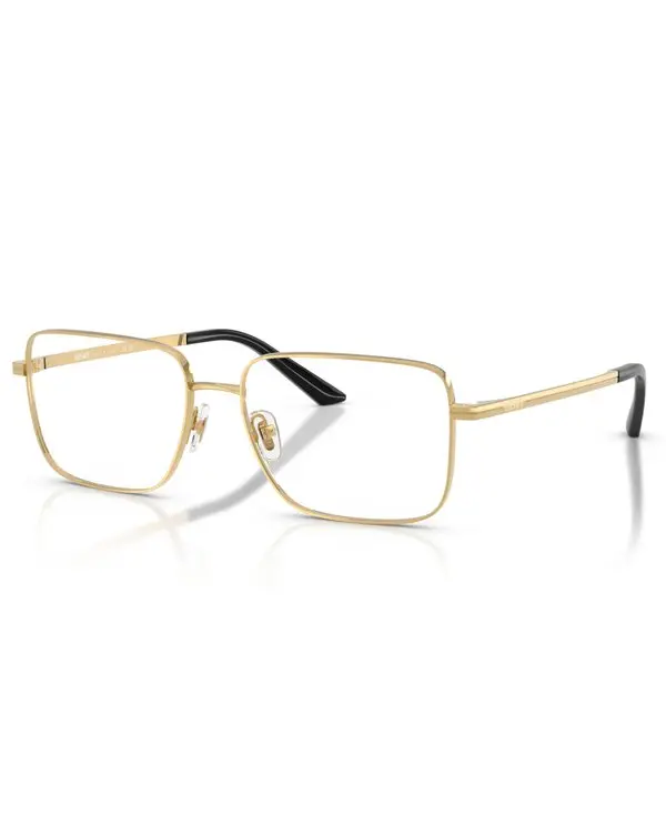 Versace Square Frame Eyeglasses - Gold