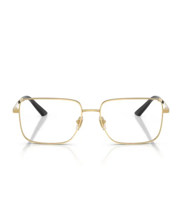 Versace Square Frame Eyeglasses - Gold