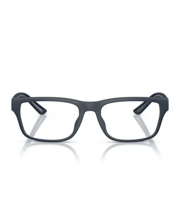 Emporio Armani Pillow Eyeglasses - Rubberized Matte Blue