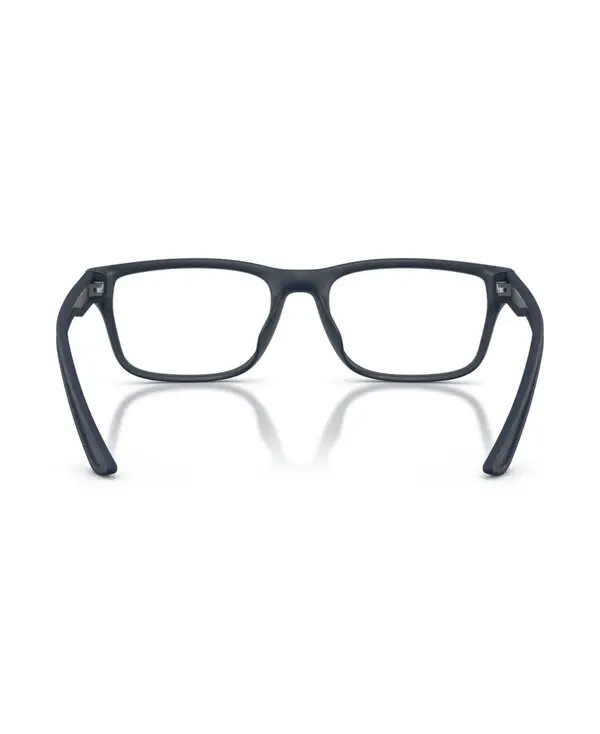 Emporio Armani Pillow Eyeglasses - Rubberized Matte Blue