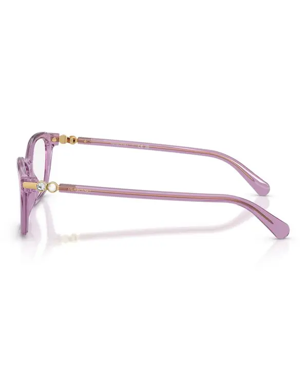 SWAROVSKI Pillow Eyeglasses - Transparent Amethyst