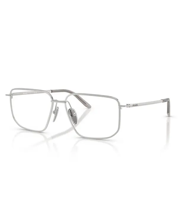 Prada Square Eyeglasses - Silver