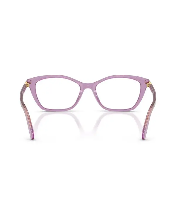 SWAROVSKI Pillow Eyeglasses With Crystal Embellishments - Transparent Amethyst