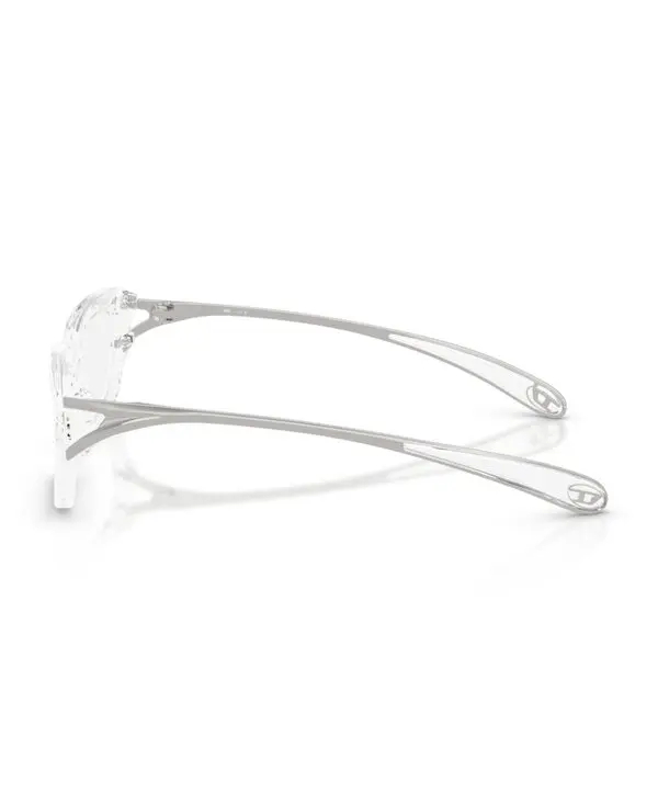 DIESEL® Square Eyeglasses - Transparent Crystal