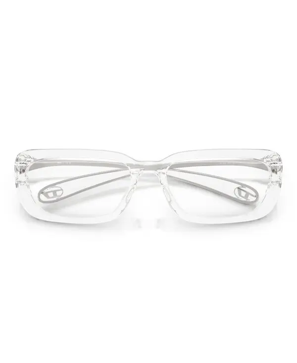 DIESEL® Square Eyeglasses - Transparent Crystal
