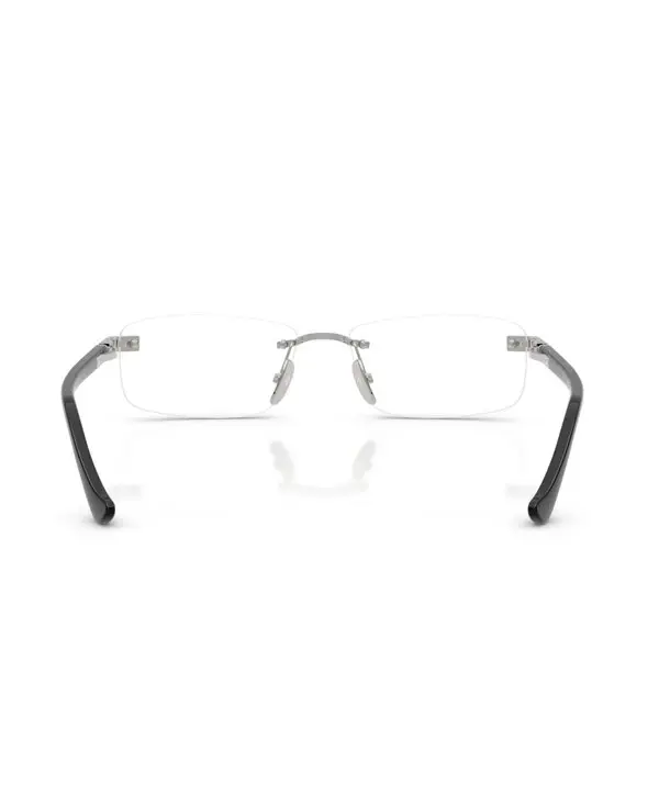 FERRARI Pillow Eyeglasses - Silver Brushed