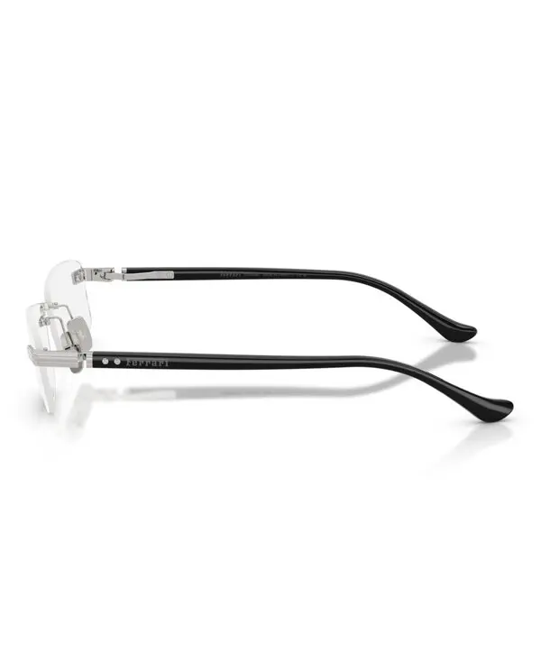 FERRARI Pillow Eyeglasses - Silver Brushed