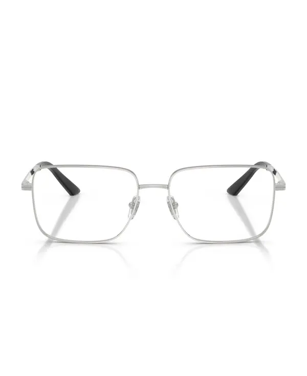 Versace Square Frame Eyeglasses - Silver