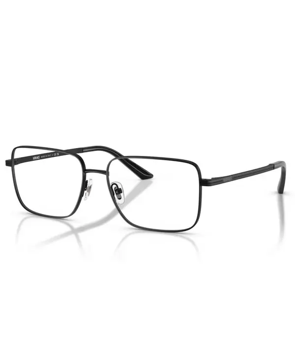 Versace Square Frame Eyeglasses - Matte Black